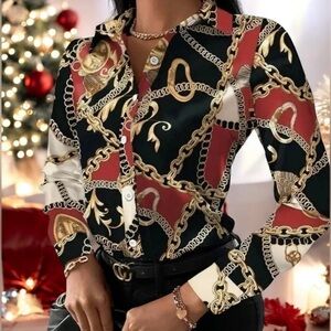 Patterned Blouse | Tops | Winter Salewomens Patterned Blouse | Poshmark